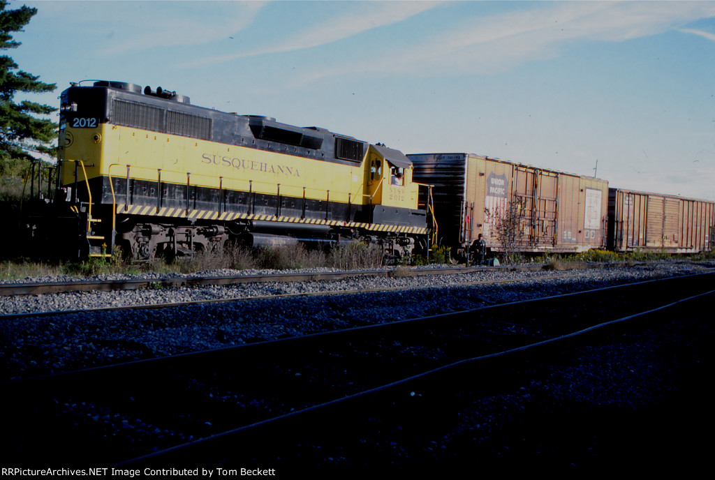 Arriving for the swap